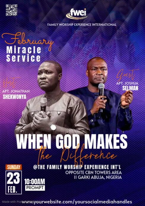 Church event flyer Template | PosterMyWall