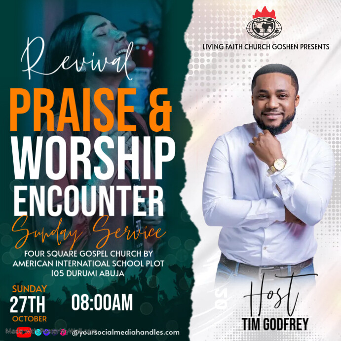 Church event flyer Template | PosterMyWall