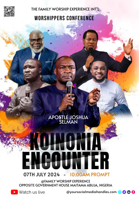 Church event flyer Template | PosterMyWall