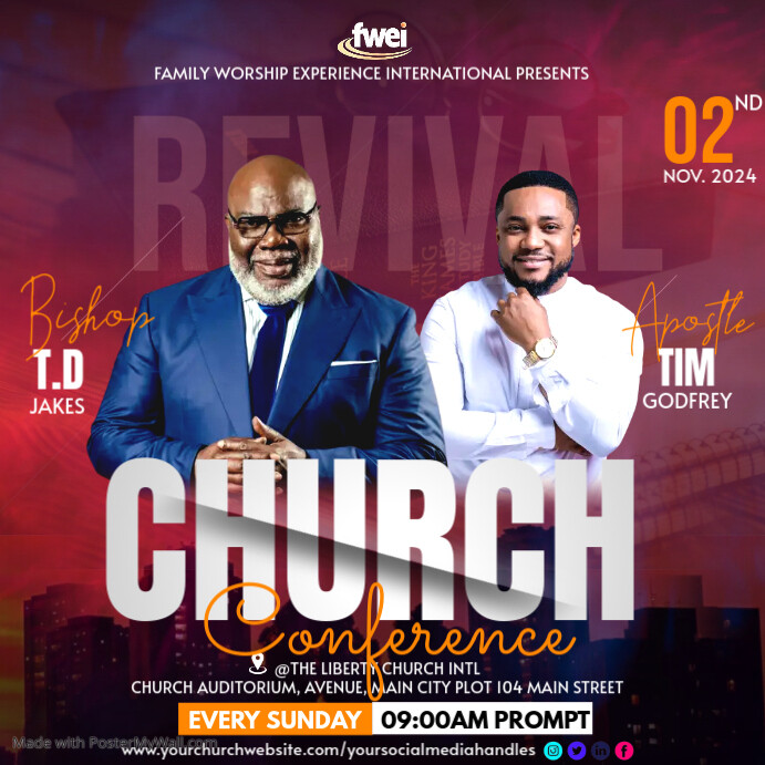 Church event flyer Template | PosterMyWall