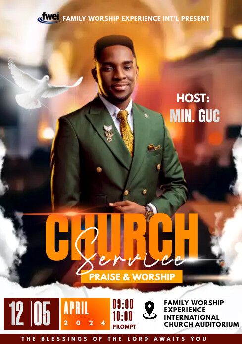 Church event flyer Template | PosterMyWall