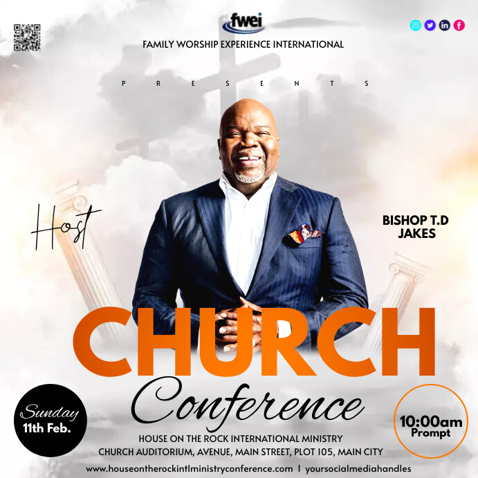 Church Event Flyer Template | PosterMyWall