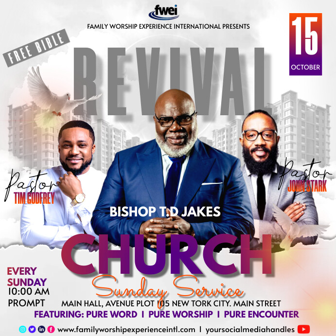 Church Event Flyer Template | PosterMyWall