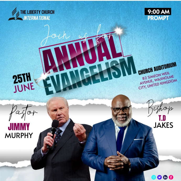 Church Event flyer Template | PosterMyWall