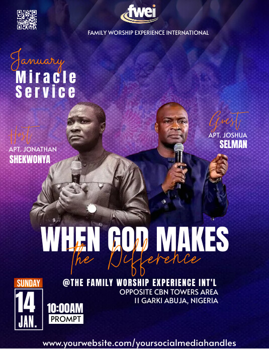 Church event flyer Template | PosterMyWall