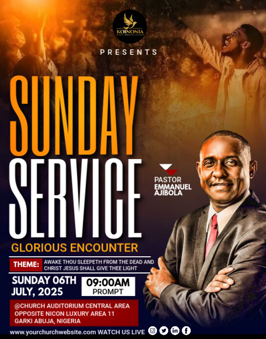 Copy of church event flyer | PosterMyWall