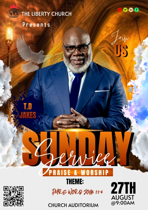 Church Event flyer Template | PosterMyWall