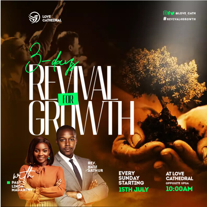 Church Event Flyer for Instagram Template | PosterMyWall