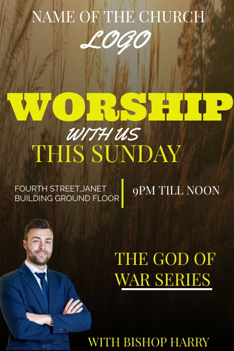 CHURCH EVENT FLYER POSTER Template | PosterMyWall