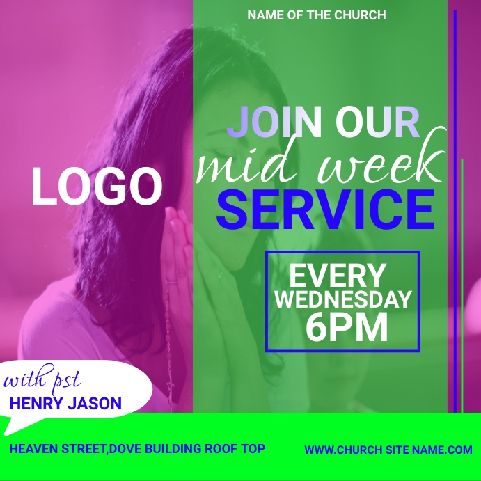 CHURCH EVENT FLYER POSTER Template | PosterMyWall