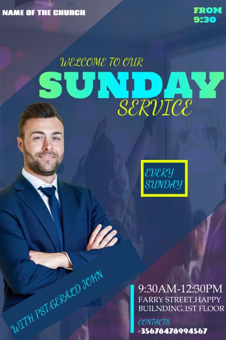 CHURCH EVENT FLYER POSTER Template | PosterMyWall