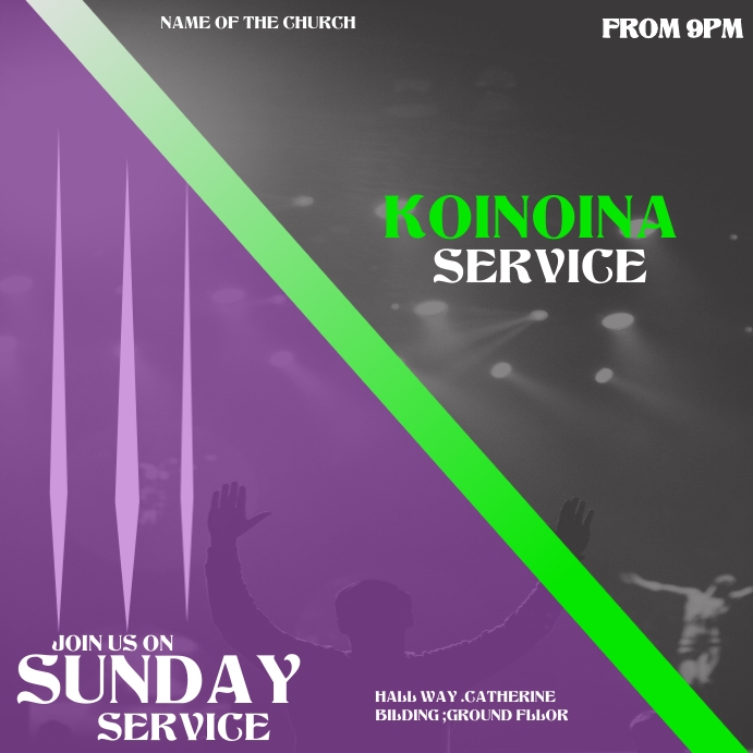Brosur Poster Selebaran Acara Gereja Templat | PosterMyWall