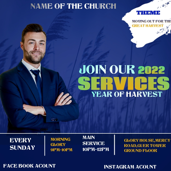 Copy of CHURCH EVENT FLYER POSTER | PosterMyWall