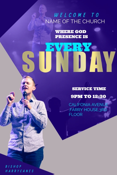 CHURCH EVENT FLYER POSTER Template | PosterMyWall