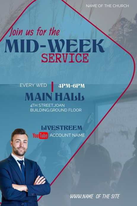 CHURCH EVENT FLYER POSTER Template | PosterMyWall