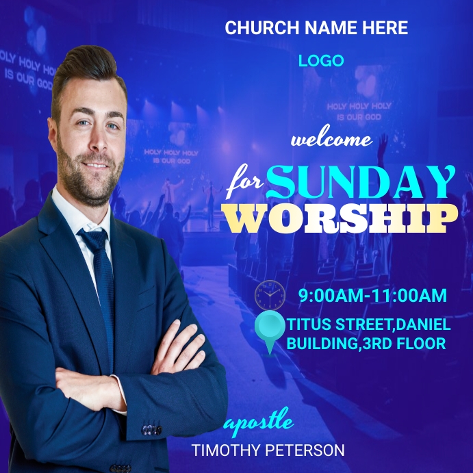 CHURCH EVENT FLYER POSTER Template | PosterMyWall