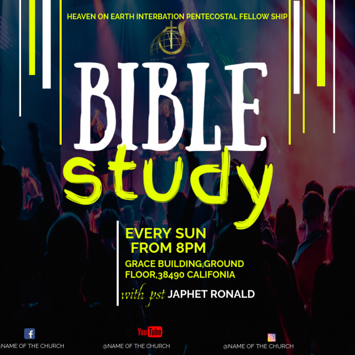 Copy of CHURCH EVENT FLYER POSTER | PosterMyWall