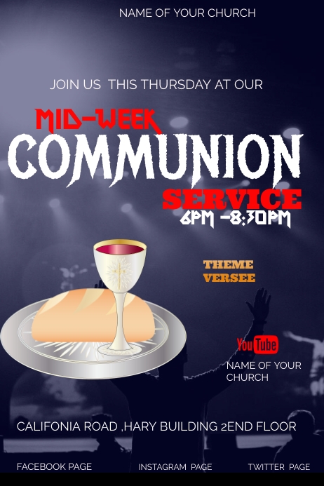 Copy of CHURCH EVENT FLYER POSTER | PosterMyWall