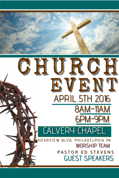 CHURCH EVENT Template | PosterMyWall