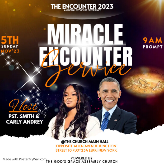 Church event Flyer template | PosterMyWall