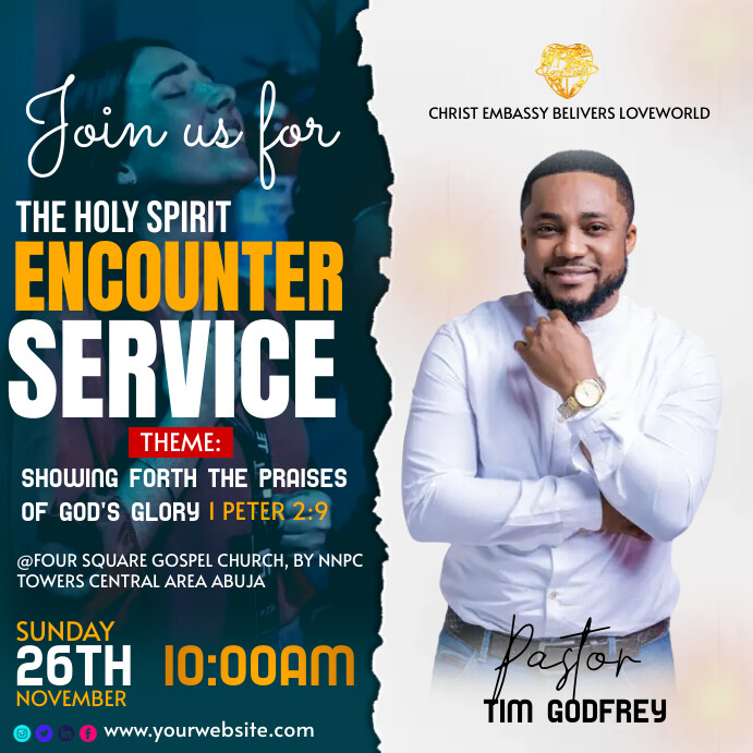 Church event flyer template | PosterMyWall