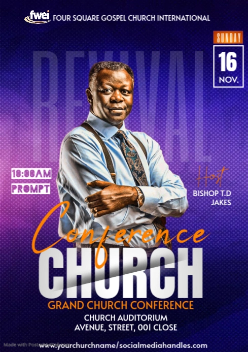 church event flyer template | PosterMyWall