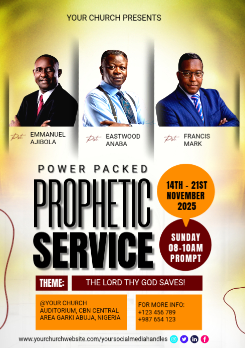 Church event flyer template | PosterMyWall