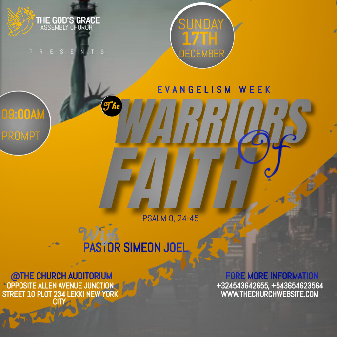 Copy of Church event Flyer template | PosterMyWall