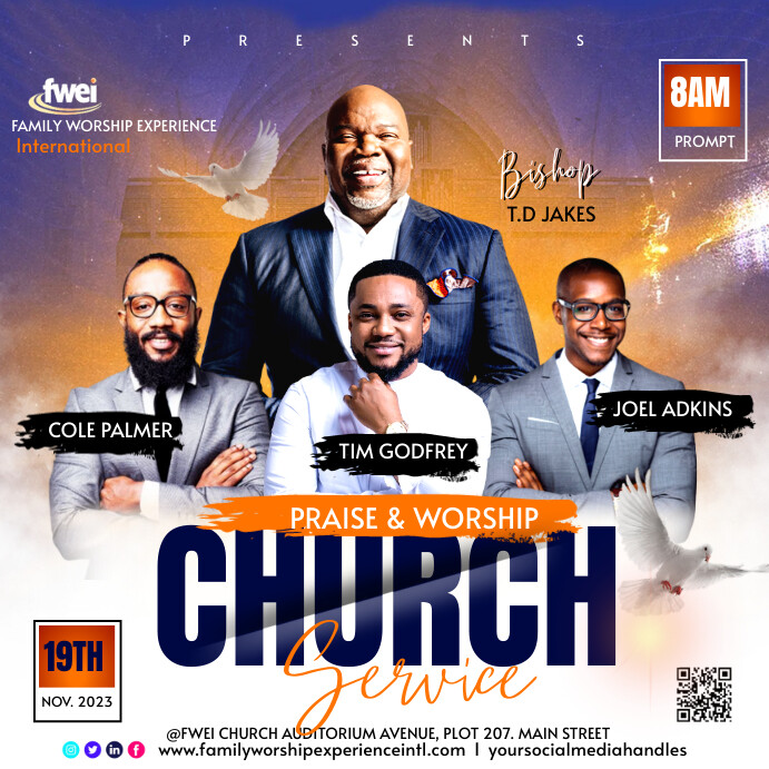 Church event flyer template | PosterMyWall