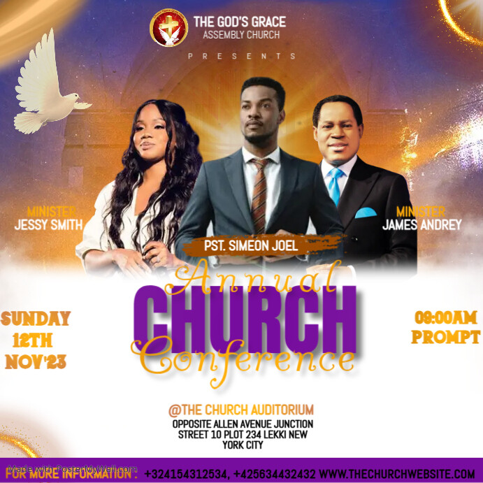 Church event Flyer template | PosterMyWall