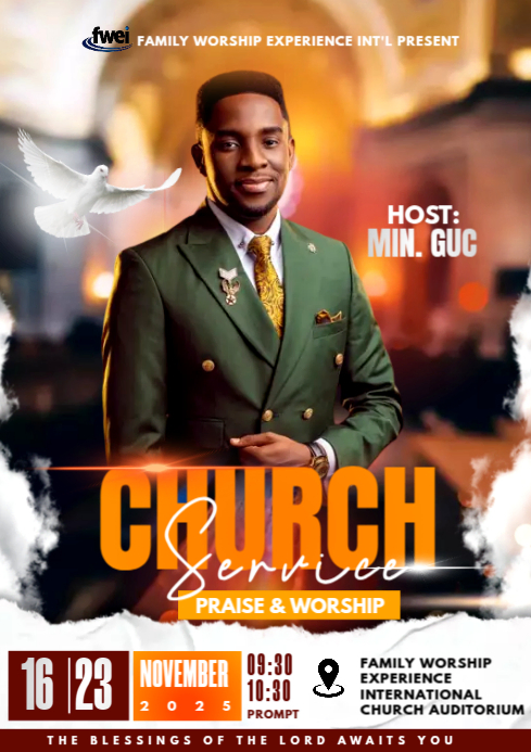 church event flyer template | PosterMyWall