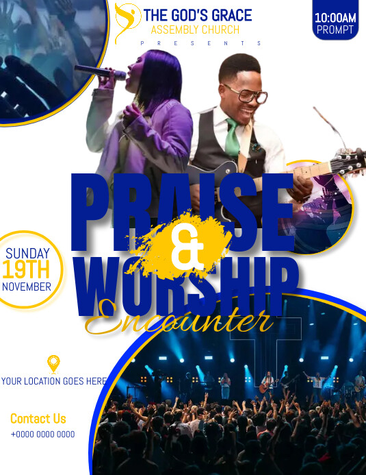 Church event Flyer template | PosterMyWall