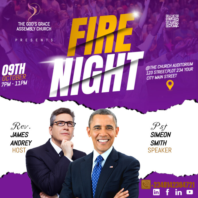 Church event Flyer template | PosterMyWall