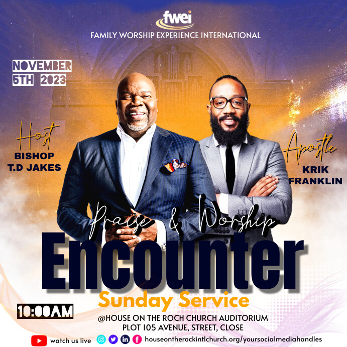 Church Event Flyer Template | PosterMyWall