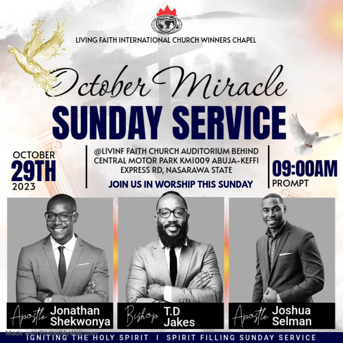 Church event flyer template | PosterMyWall