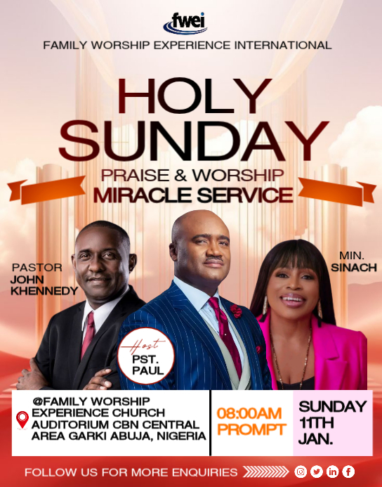 Church event flyer template | PosterMyWall