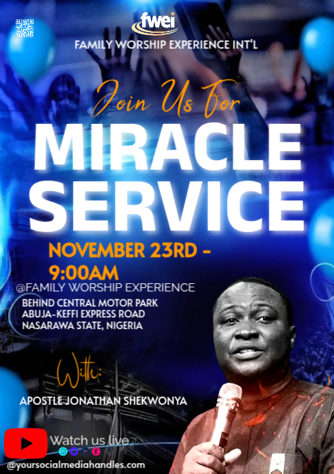 Church event flyer template | PosterMyWall