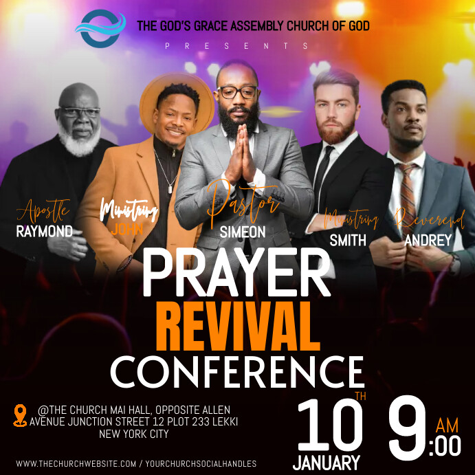 Church event Flyer template | PosterMyWall