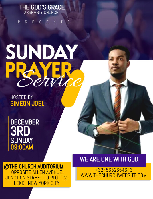 Church event Flyer template | PosterMyWall