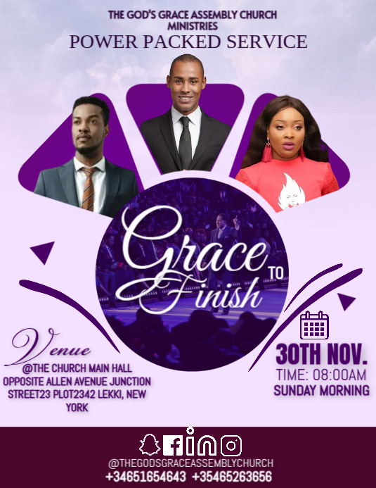 church event flyer template | PosterMyWall