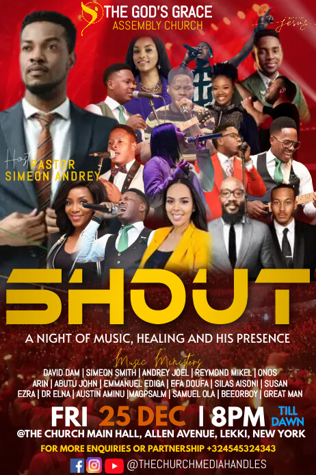 Church event Flyer template | PosterMyWall