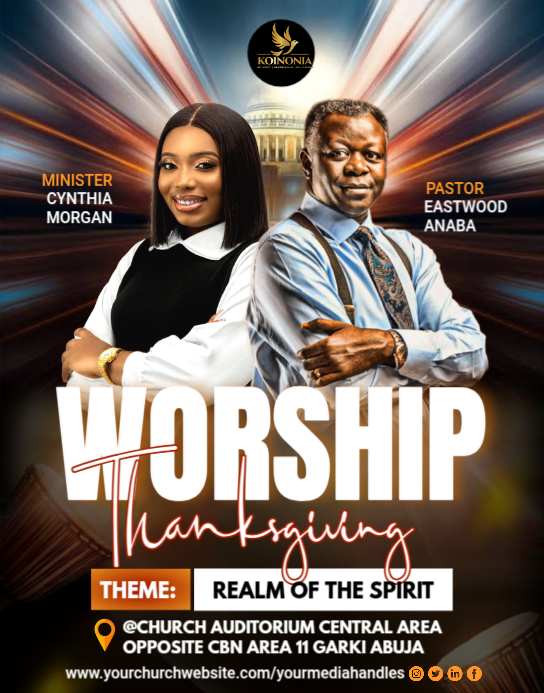 Church event flyer template | PosterMyWall