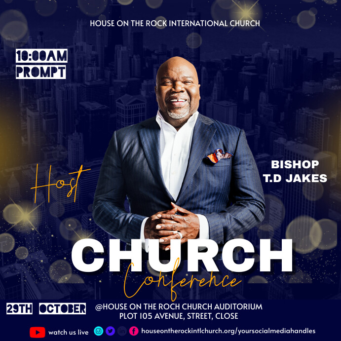 Church event flyer template | PosterMyWall