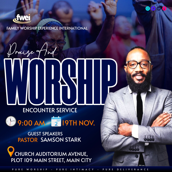 Church Event Flyer Template | PosterMyWall