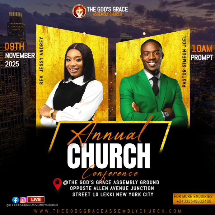 Church event flyer template | PosterMyWall