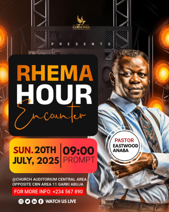 Copy of church event flyer template | PosterMyWall