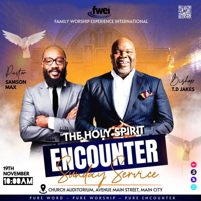 Copy of Church event flyer template | PosterMyWall