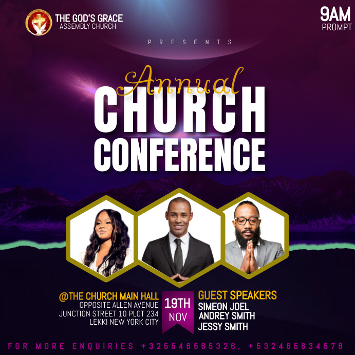 Church event Flyer template | PosterMyWall