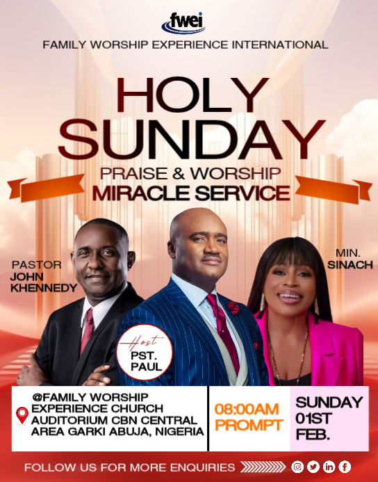 Church event flyer template | PosterMyWall