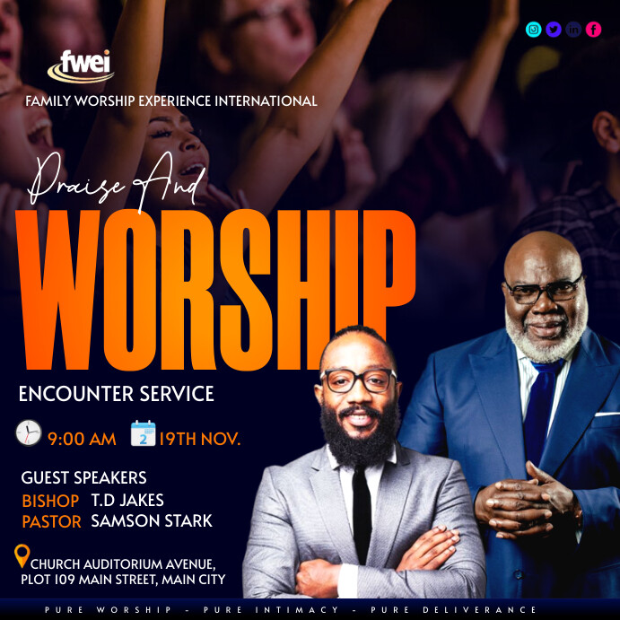 Church Event Flyer Template | PosterMyWall